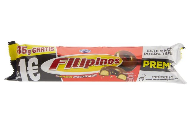 GALLETAS FILIPINOS CIOCOLATE NEGRO ARTIACH 135 G – COMIDAS PEPE