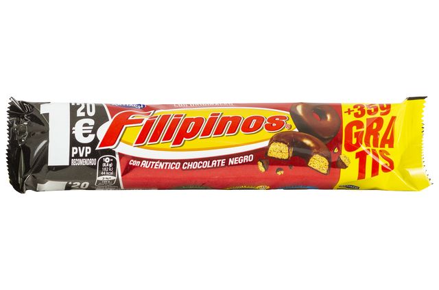 GALLETAS FILIPINOS CIOCOLATE NEGRO ARTIACH 128G – COMIDAS PEPE
