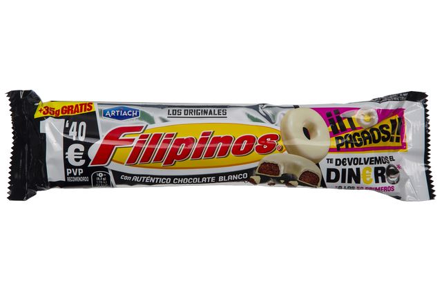 GALLETAS FILIPINOS CON CIOCOLATA BLANCO ARTIACH 93+35G – COMIDAS PEPE