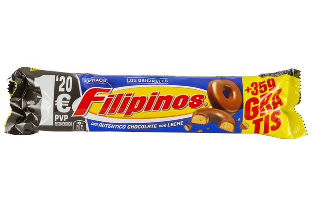 GALLETAS FILIPINOS CON AUTENTICO CHOCOLATE CON LECHE ARTIACH 128 G ...